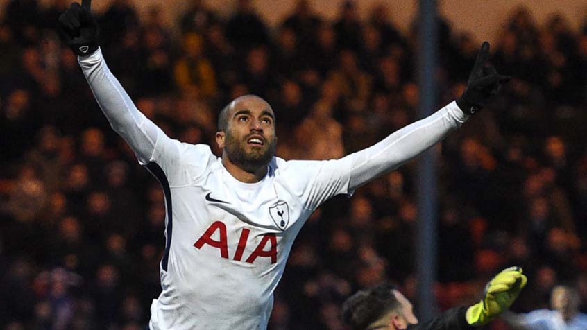 Lucas bate marca pessoal e vibra com primeiro gol pelo Tottenham | LANCE!