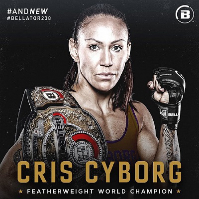 Cyborg nocauteia, se torna campeã no Bellator e faz história no MMA ...