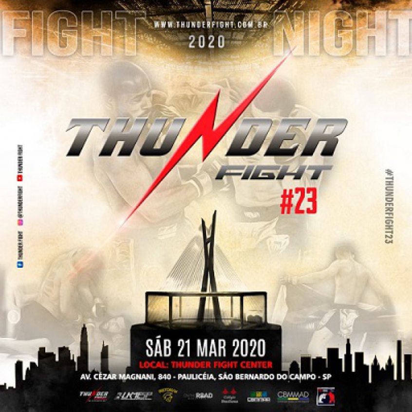 Thunder Fight confirma duelos para sua 23ª edição, em São Paulo; veja ...