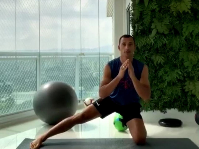 Vitor Hugo transmite treino ao vivo em 1º dia de férias no Palmeiras ...