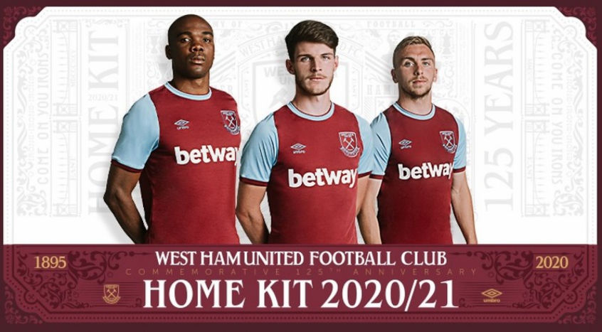 Em homenagem aos 125 anos do West Ham, Umbro lança uniforme ...