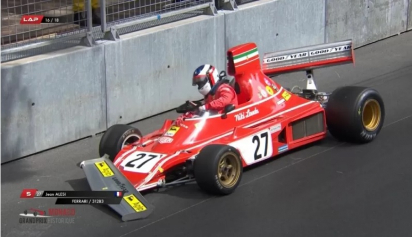 Ferrari histórica de Niki Lauda é danificada em acidente durante GP de ...