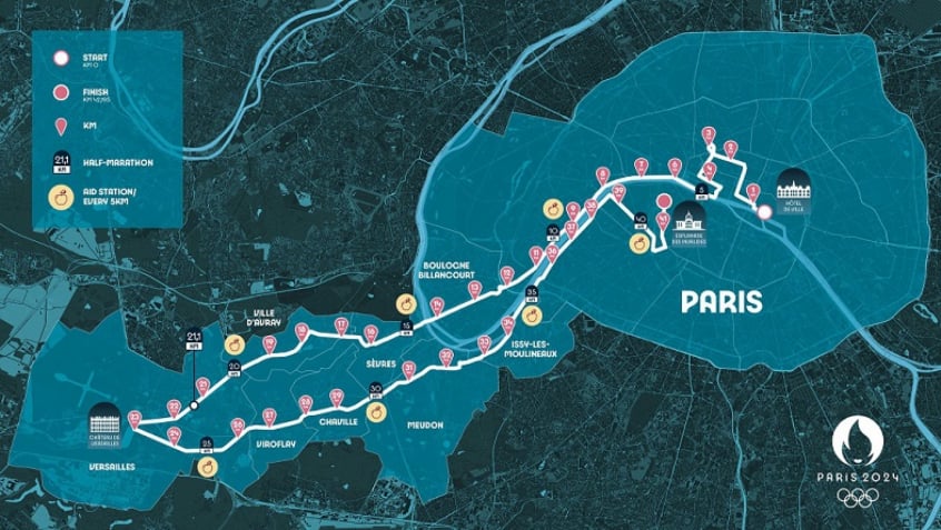Paris-2024 anuncia o percurso das maratonas olímpicas | LANCE!