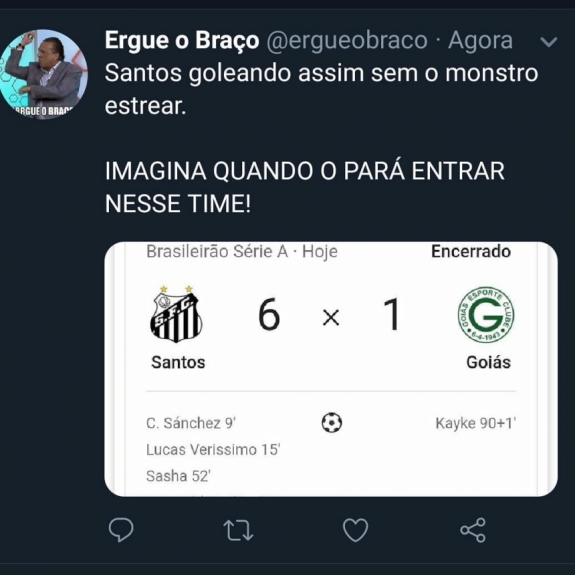 Santistas tiram onda após goleada e liderança isolada; veja os memes ...