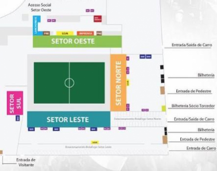 Mapa interativo: Veja como chegar na Arena Botafogo para o clássico