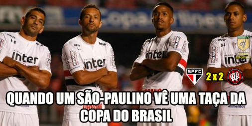 São Paulo é muito zoado após eliminação da Copa do Brasil; veja os ...