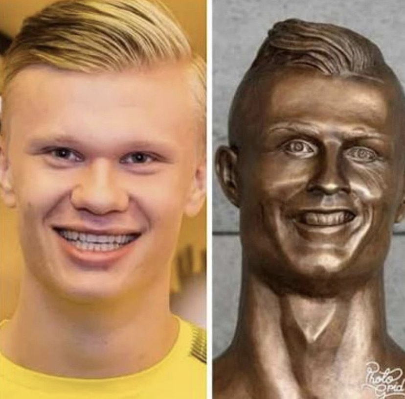 Artilheiro Haaland protagoniza os memes da vitória do Borussia sobre o ...