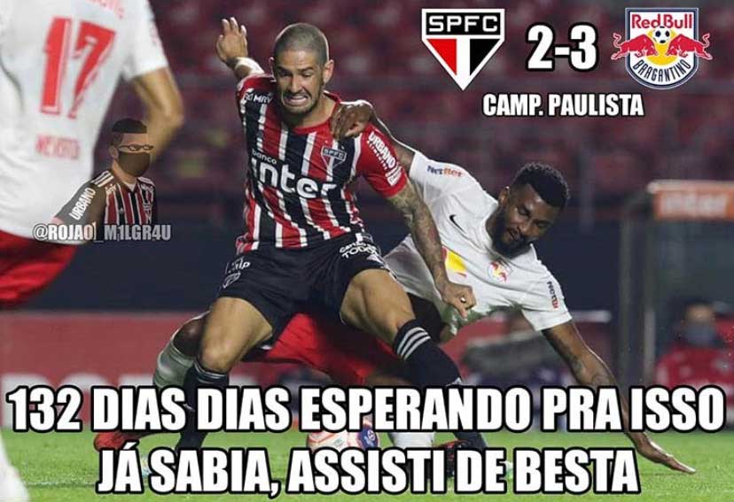 Derrota do São Paulo para o Bragantino rende memes nas redes sociais ...