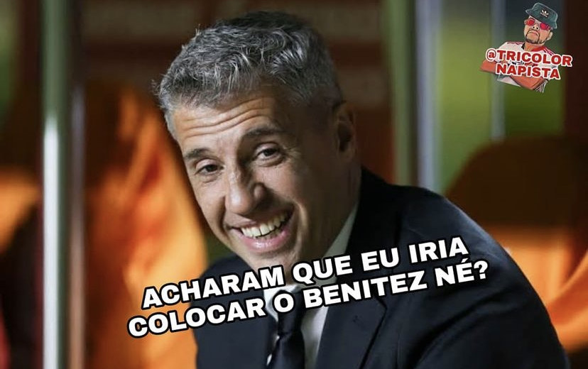 Poupado para o Paulistão? Benítez fica no banco e web não perdoa em ...