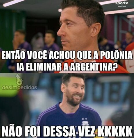 Polônia e Lewandowski viram meme após derrota para Argentina – LANCE!