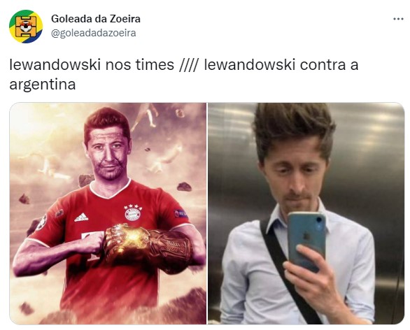 Polônia e Lewandowski viram meme após derrota para Argentina – LANCE!