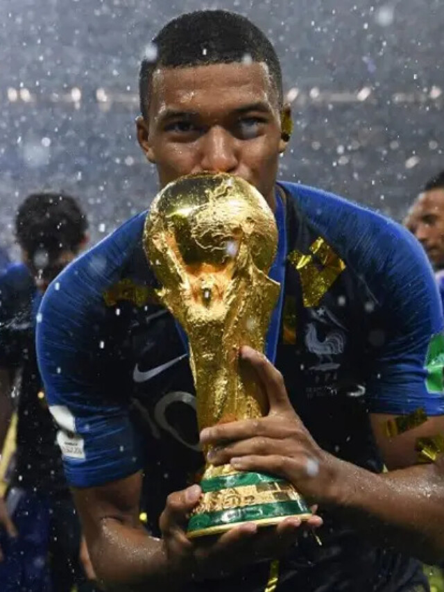 Mbappé aos 26 anos; veja títulos e números do francês – Galerias ...